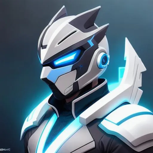 a male protogen fursona, well drawn, masterfully dra... | OpenArt