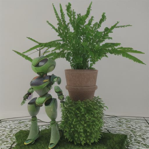 Highest quality 3D styled plant robot | OpenArt
