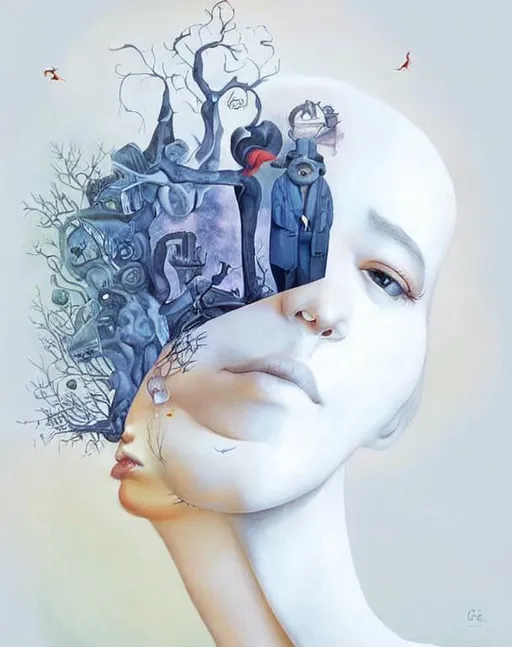 Life find its way art by Stefan caltia, Catherine Ab...