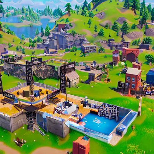 fortnite battle royale map | OpenArt