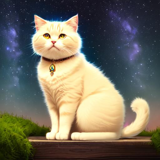 Christ cat crucifixion, but he is an obese cat inste... | OpenArt