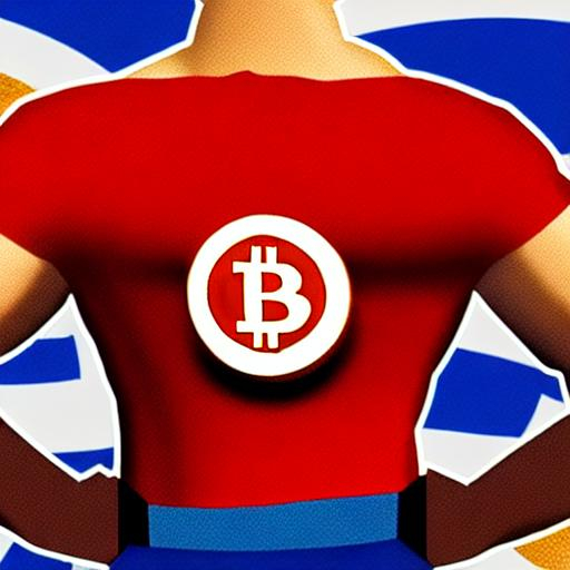 Bitcoin superhero.