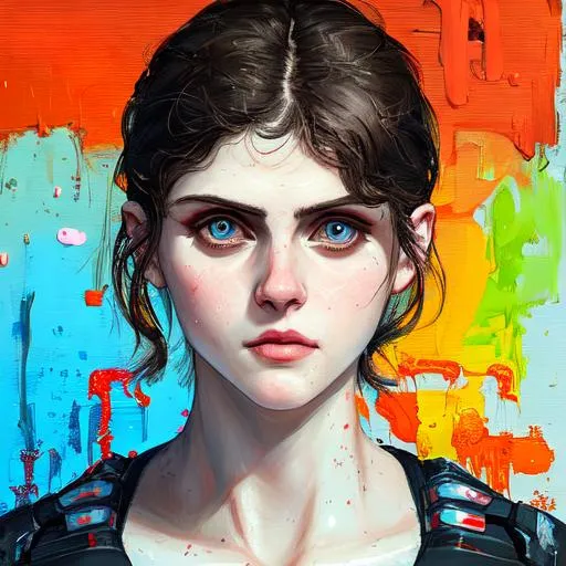 Alexandra Daddario, Human, Hope, oil painting, artis... | OpenArt