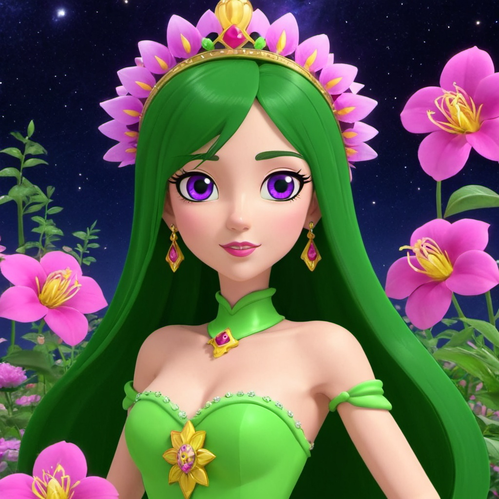 Princess flower animation - she rules the flower ki...