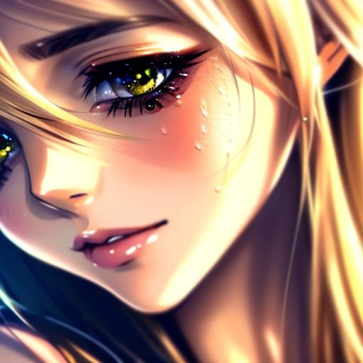 semi-realistic anime girl, skin highlights, hair hig... | OpenArt