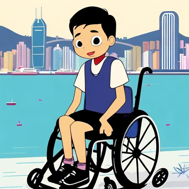 a cute cartoon portrait of an 11 year old boy living... | OpenArt