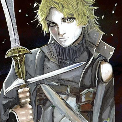 dio with a sword | OpenArt