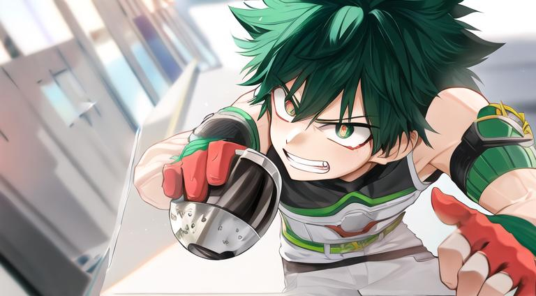 my hero academia deku male anger full cowling full o... | OpenArt