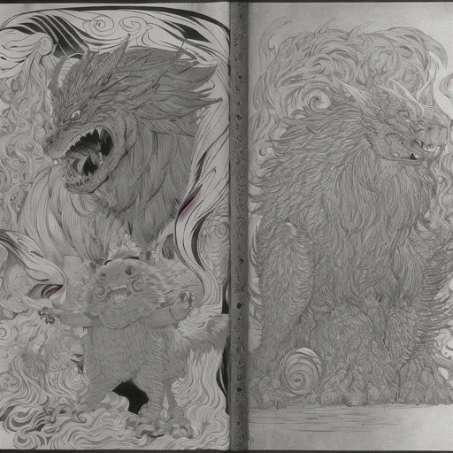 manga, Monster Design, Beast, Creature, hatching, in... | OpenArt