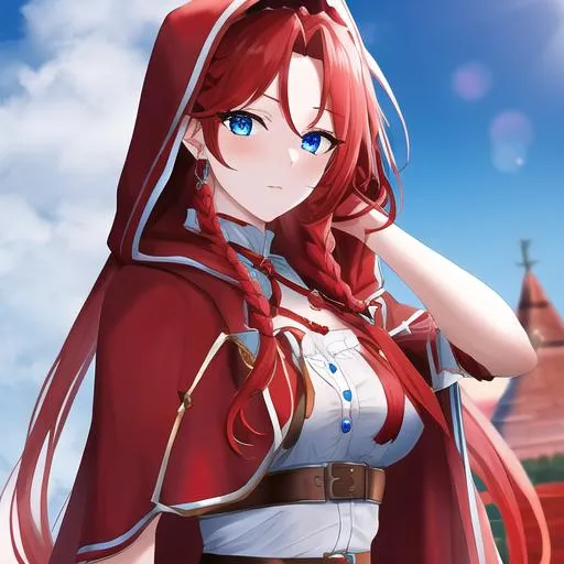 Haley (red multi-color hair) (multi color eyes) (she... | OpenArt