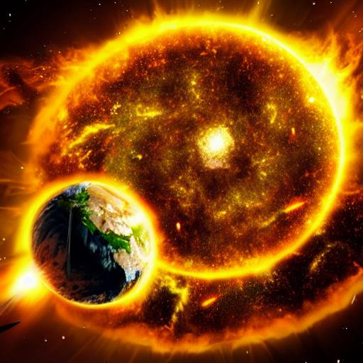 Planet exploding | OpenArt