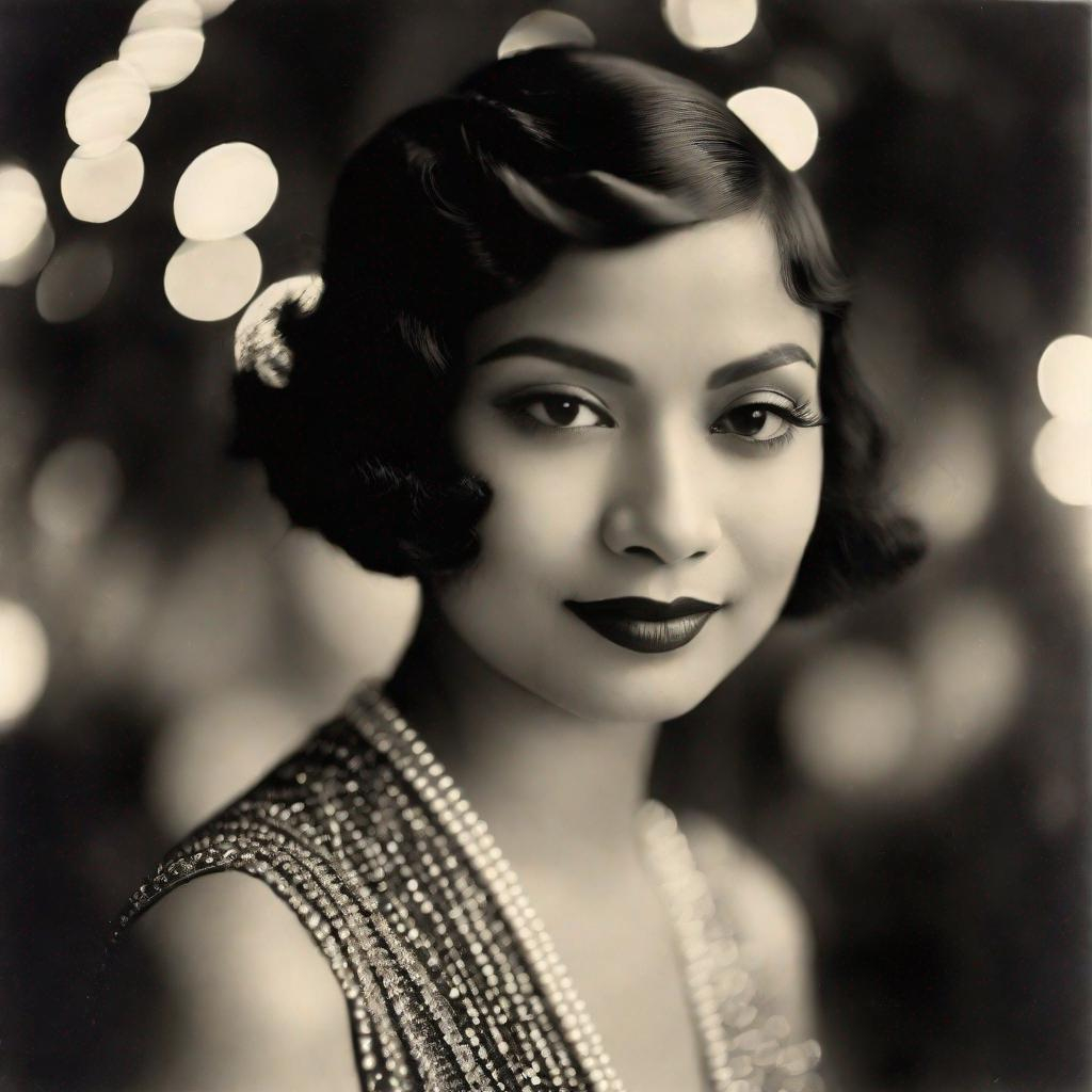 1920s vintage black and white photography, 3/4 body...