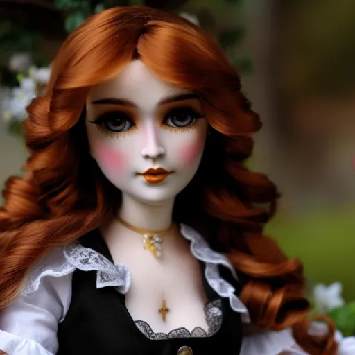 Anne Bonny turned into a porcelain doll