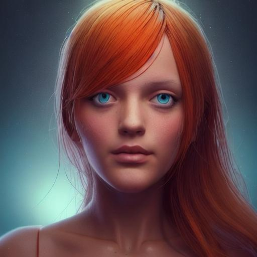 a digital painting of a woman's face, inspired by Mi... | OpenArt