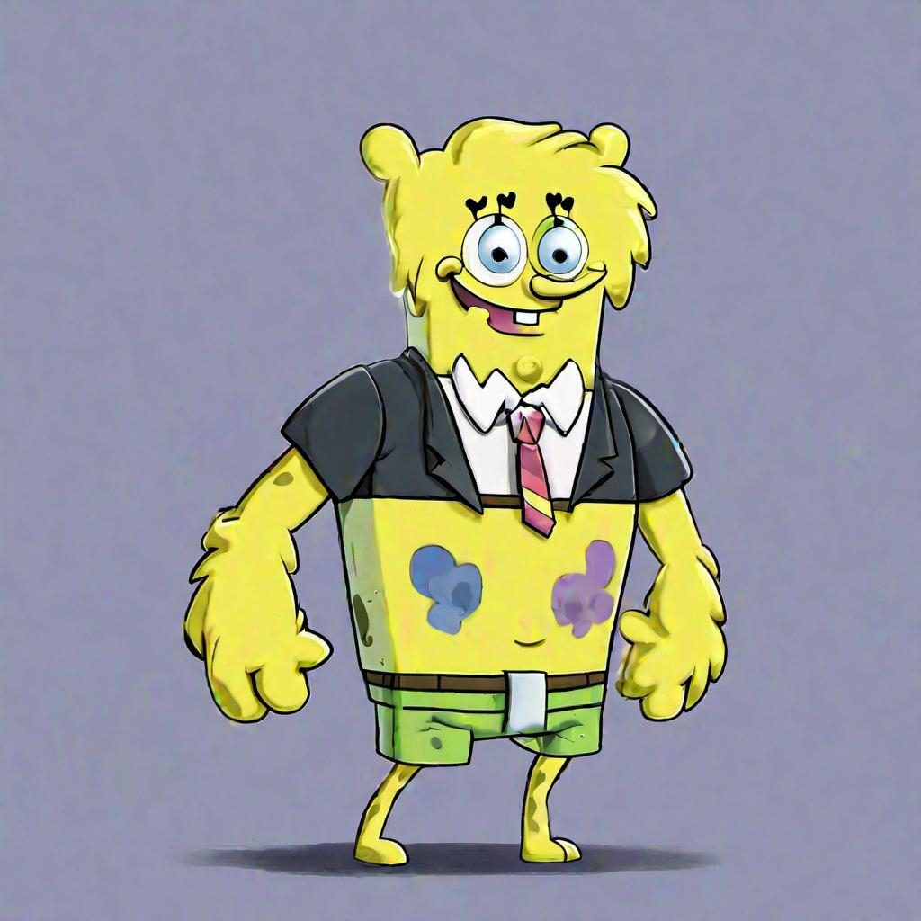 spongebob as a furry
