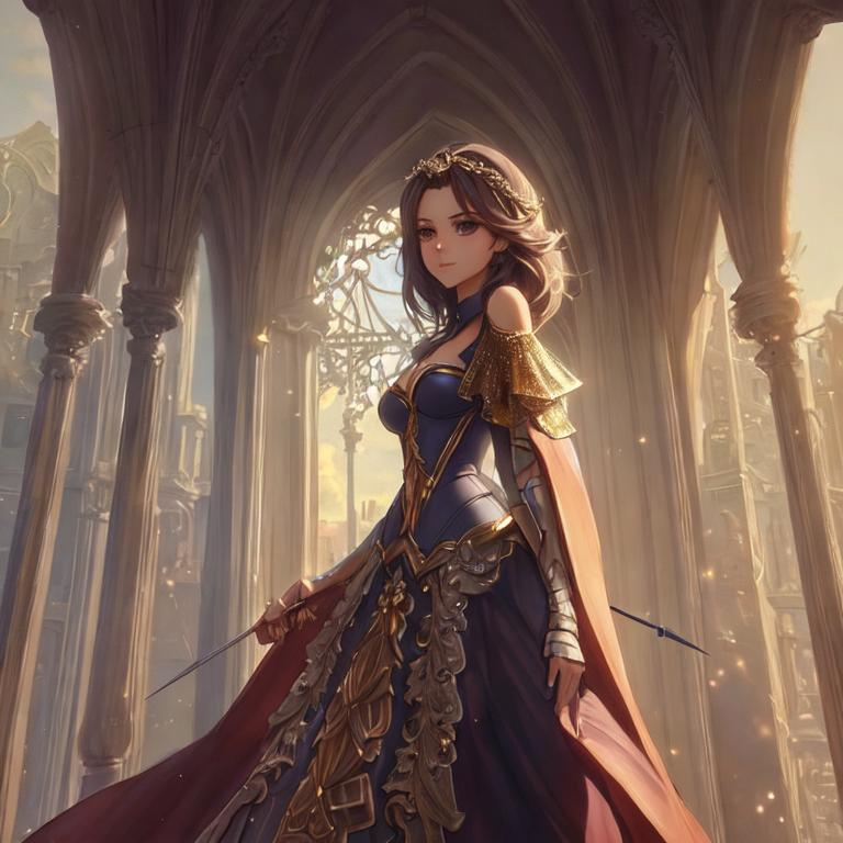 semi-realistic anime girl, skin highlights, hair hig...