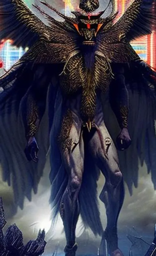 Nephilim angles demons entity's gods human mankind i... | OpenArt