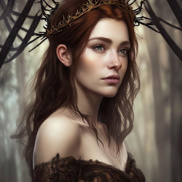 Photo realistic portrait of an auburn haired woman w... | OpenArt