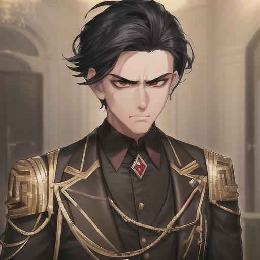 SamDoesArt, young man, manly, handsome, black hair,... | OpenArt