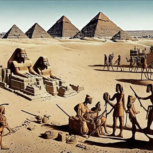 A scene showing the as yet unknown method by which t...