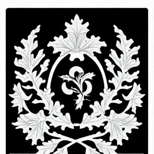 1880s style gold filigree scroll work leaves in an o... | OpenArt