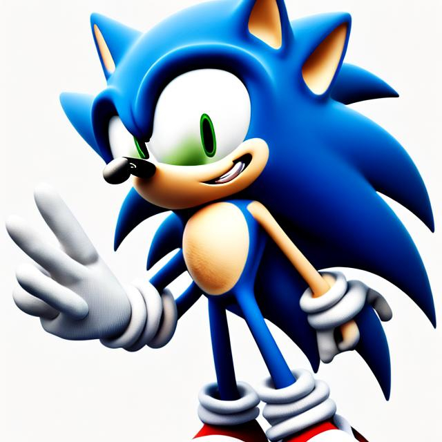 sonic with one eye