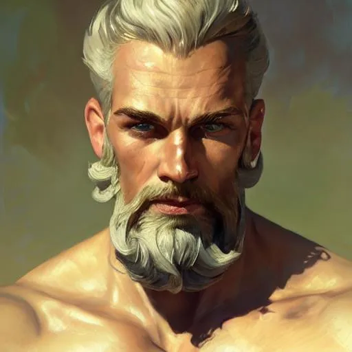male,albino,warrior,30-year-old,mercenary,very short... | OpenArt