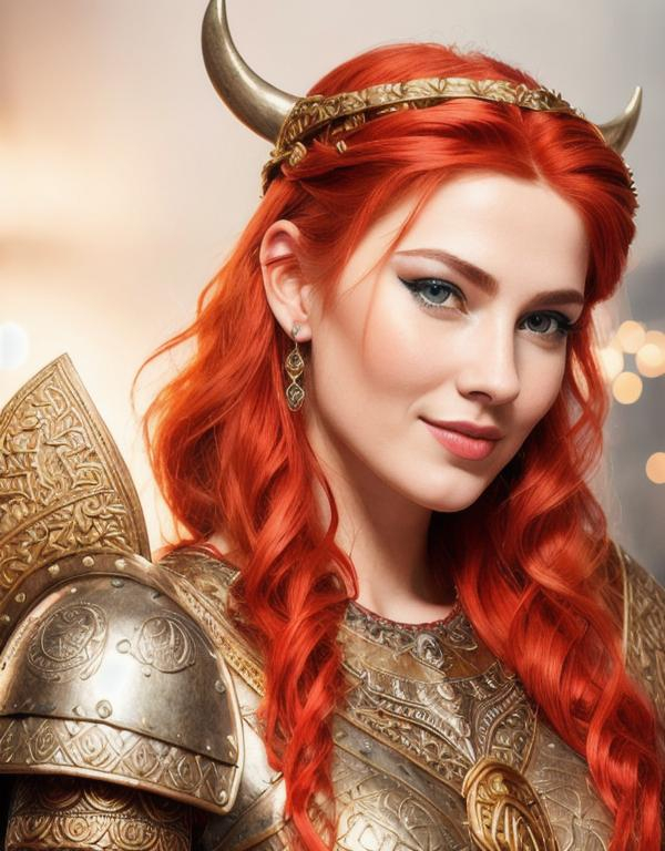 highest quality stylized viking woman masterpiece, r...