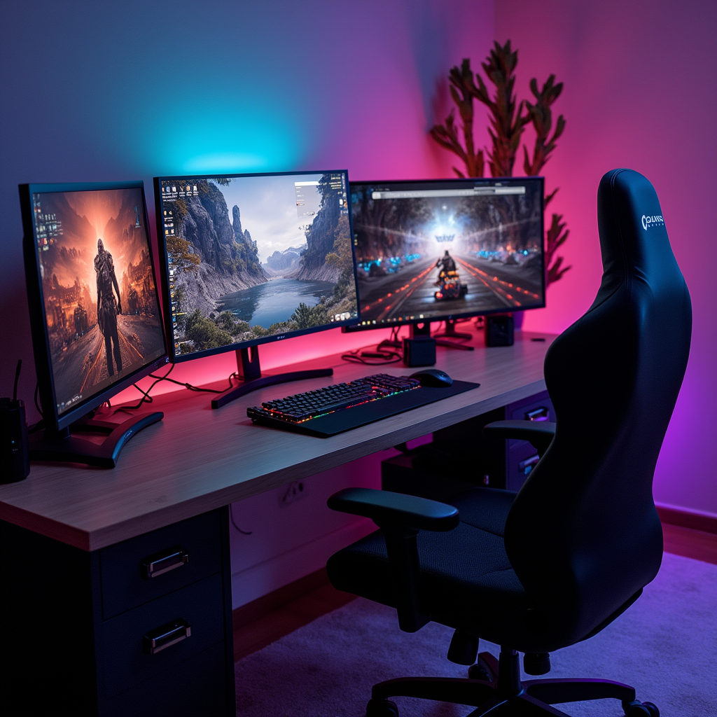 A custom Gaming setup