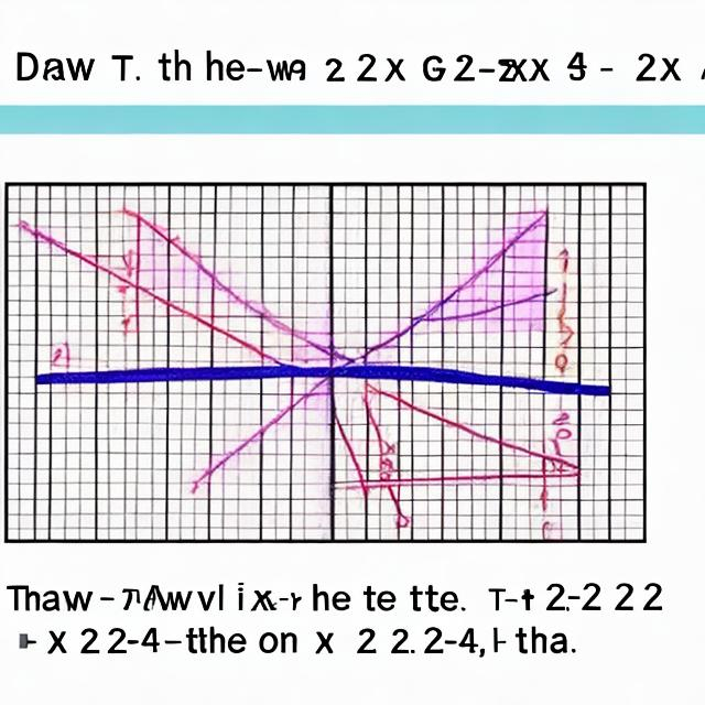 Draw the graph of y =2x-3 for -2≤x≤3