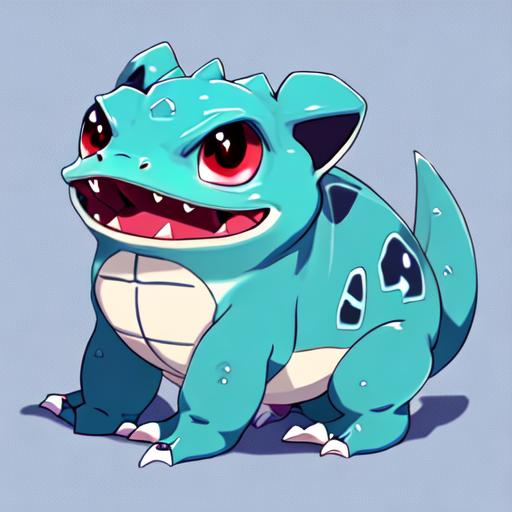 HD, High Quality, 5K, Anime, Bulbasaur, small quadru... | OpenArt