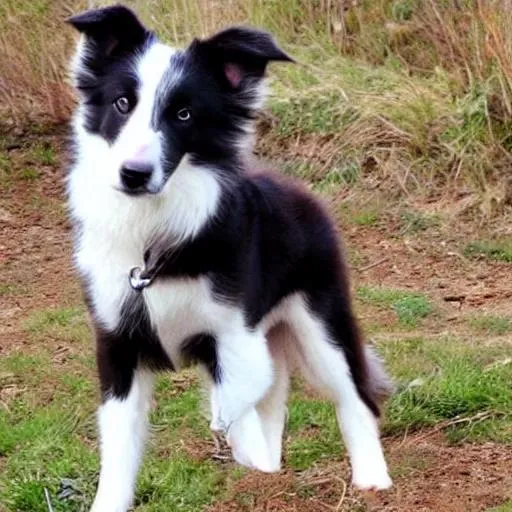 pretty border collie puppys