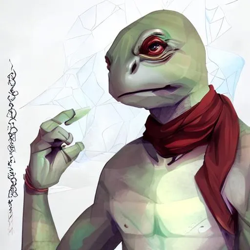 buff, master oogway, green, turtle, | OpenArt