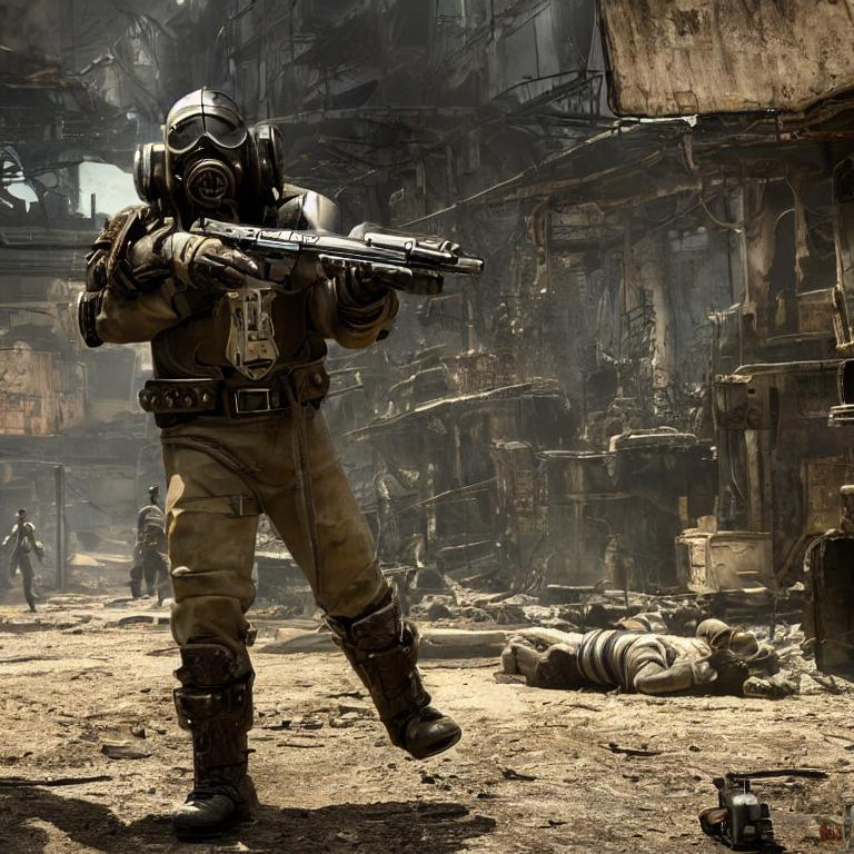 intricate detailed Fallout concept art, sci-fi, secu... | OpenArt