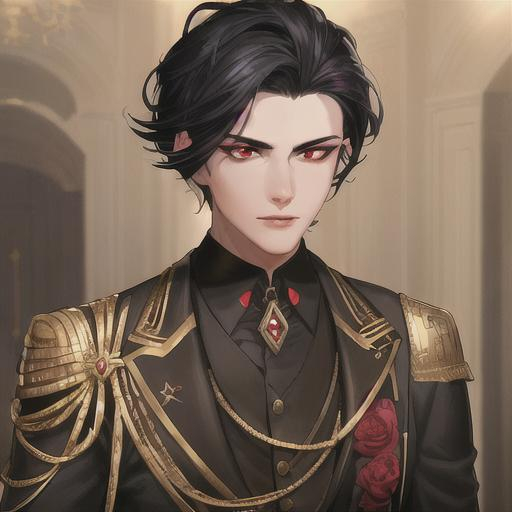 SamDoesArt, young man, manly, handsome, black hair,... | OpenArt