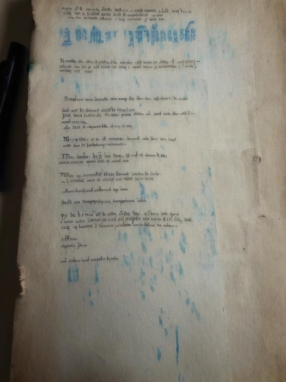 edit text to ancient forgotten language in blood and... | OpenArt