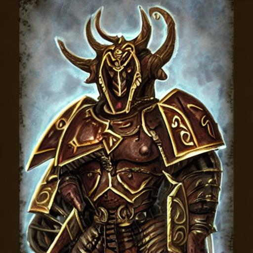 Dagoth ur from Morrowind drawn as a war hammer 40k... | OpenArt