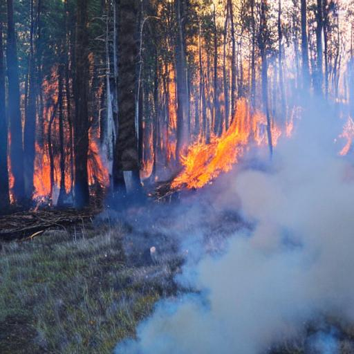 Fire destroying a forrest | OpenArt