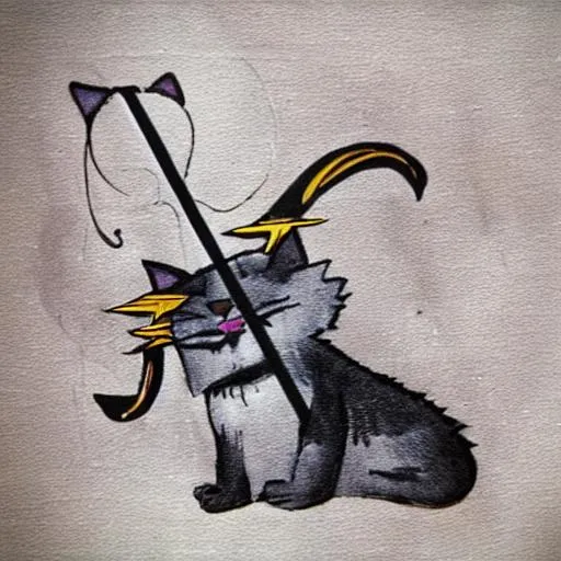 Cat with crossbow