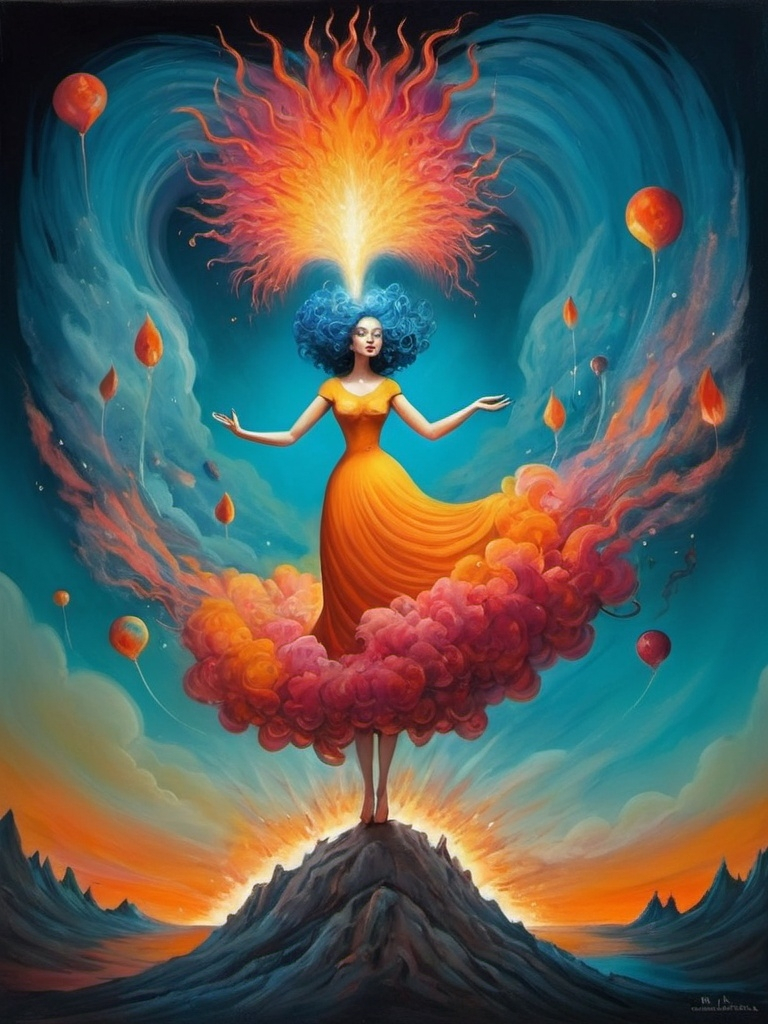 Art style of Salvadore Dahli. Surrealist art moveme...