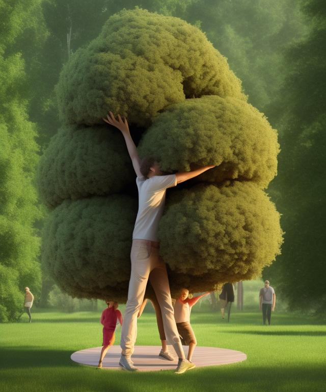 Humans now live in moving trees with personalities | OpenArt