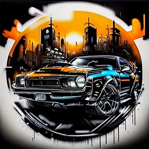 nissan skyline gtr r35 with custom wrap | OpenArt