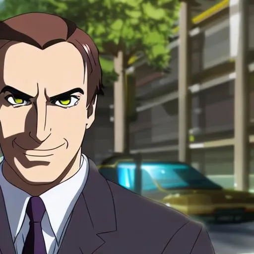 Saul goodman as a anime character | OpenArt