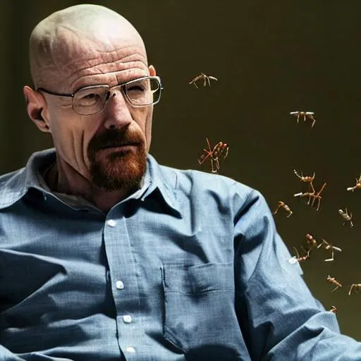 high resolution photo about walter white killing som...