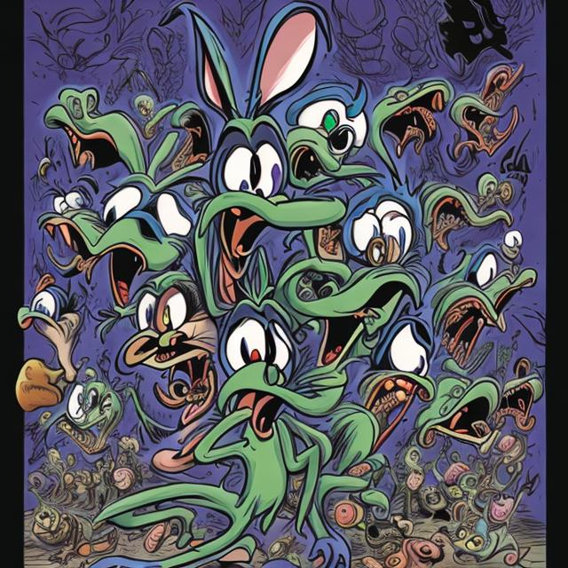 Looney toons eldritch nightmare | OpenArt