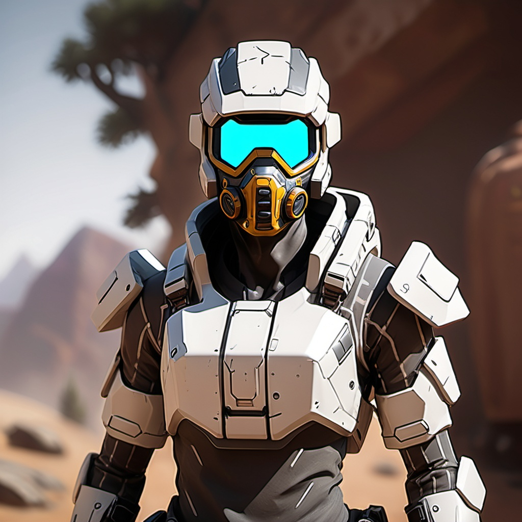 Apex Legend Half body Futuristic minimal Armor with...
