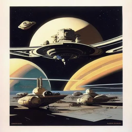 Star wars! Impressive cubism Oil painting matte pai... | OpenArt