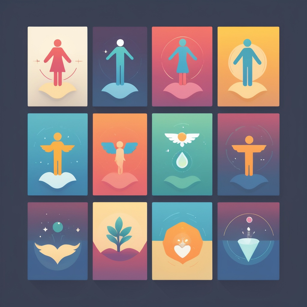 flat design, simple shapes, vector, colorful, 2D, Im...