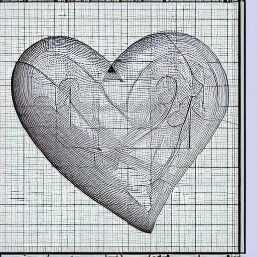 map, heart, geology, topography contour lines | OpenArt