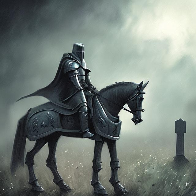 knight turing into the grim reaper